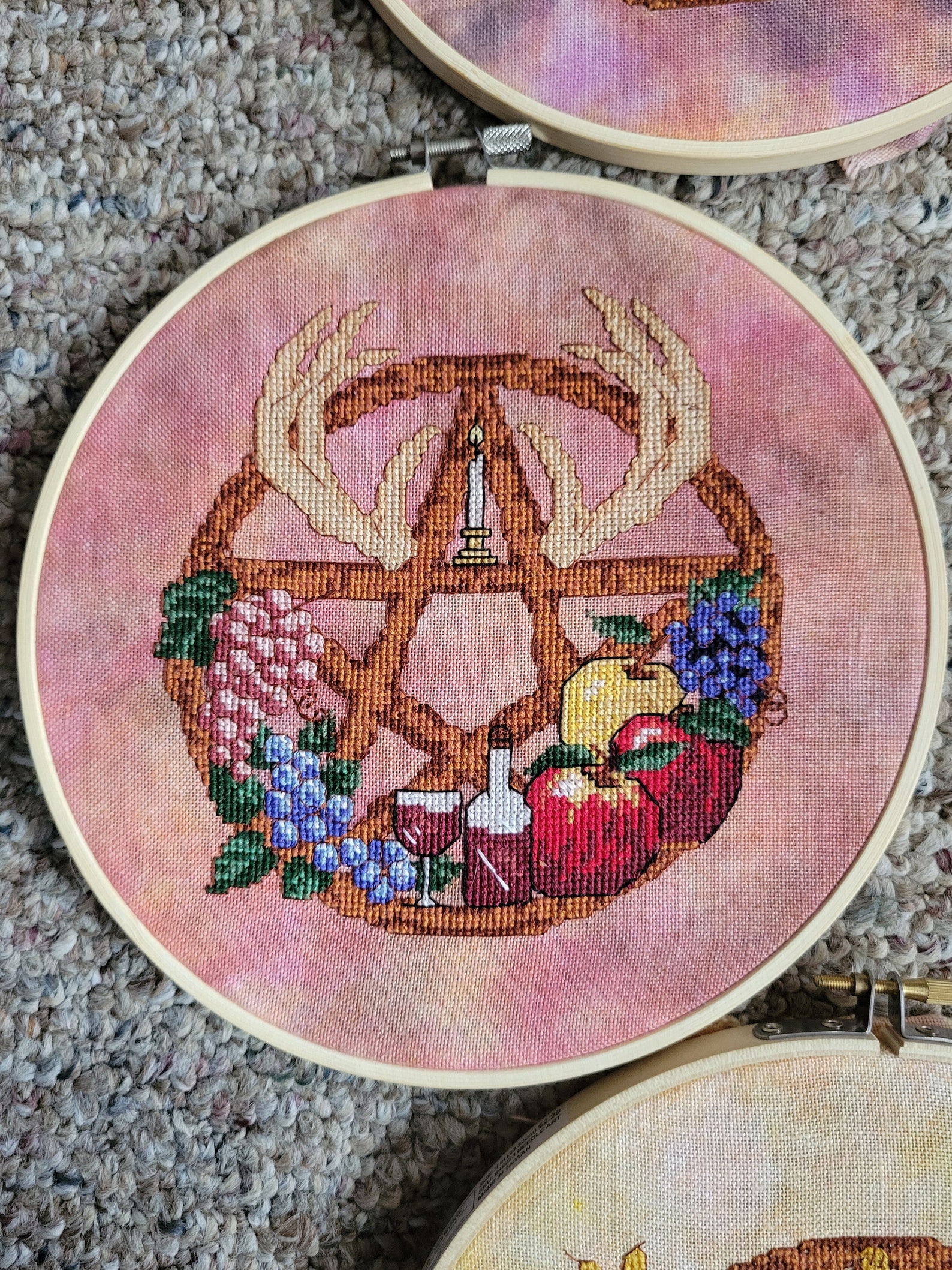 Set of 8 Pentacle Cross Stitch Patterns - Etsy