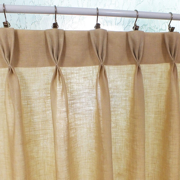 Linen Cafe Curtains - Etsy