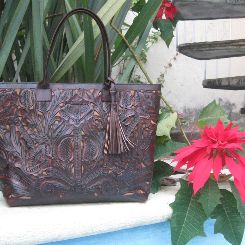 Leather Purse - Etsy