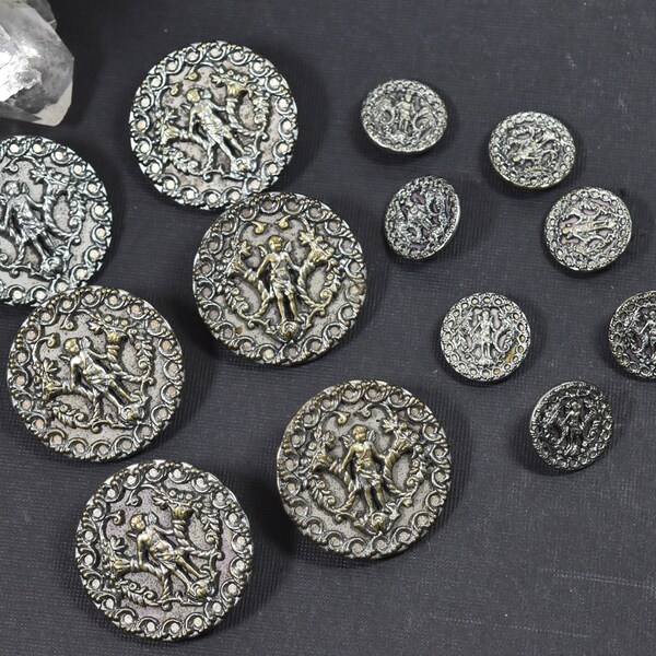 Antique Button Angel - Etsy