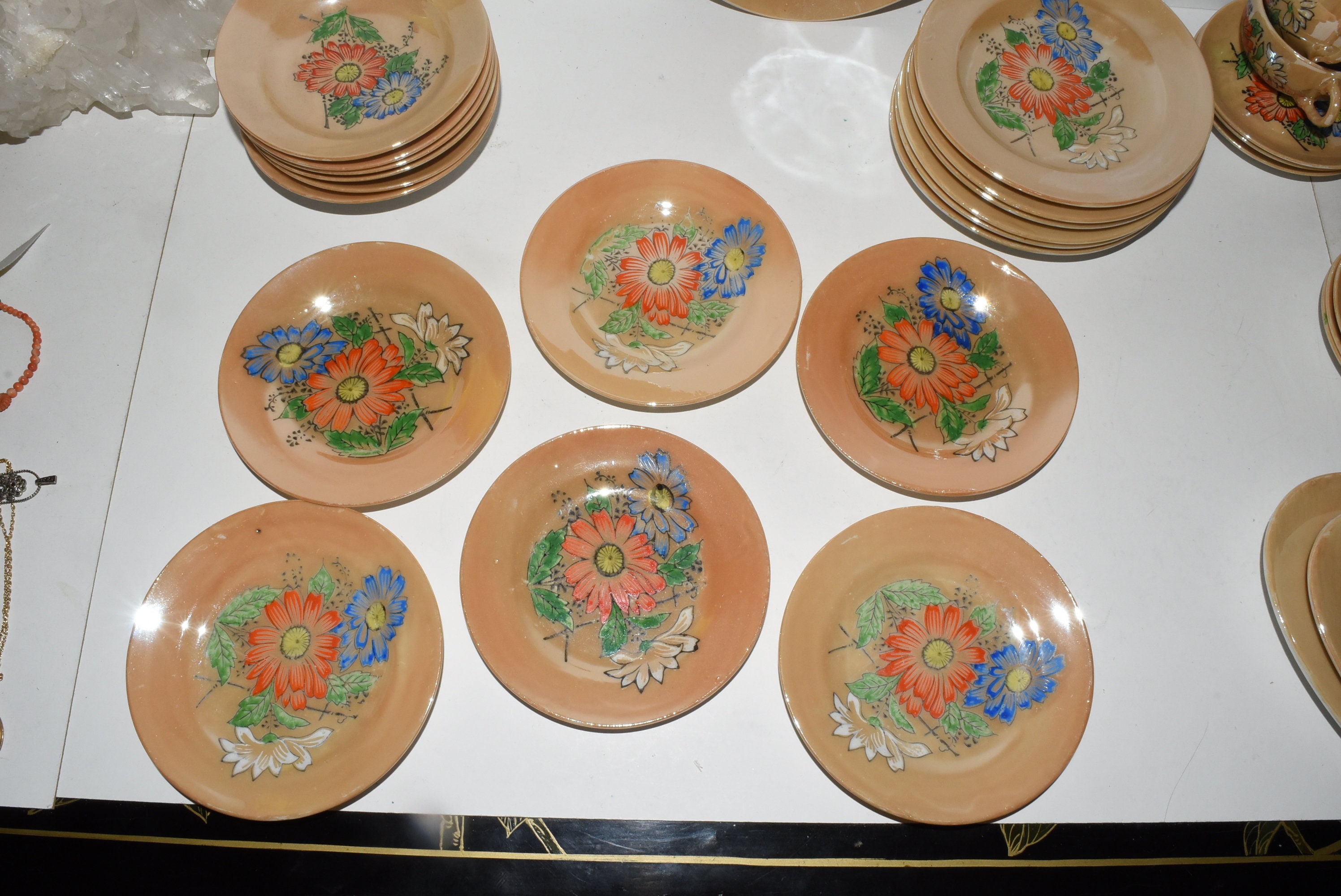 Vintage Lusterware Japan Porcelain Childs Tea Set Dinnerware | Etsy