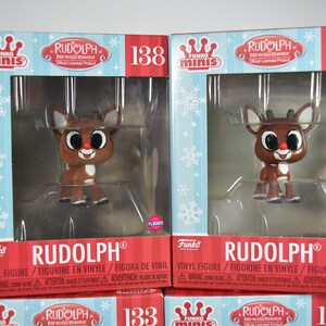 Funko Minis Rudolph the Red Nose Reindeer Vinyl Figurines Complete Set ...