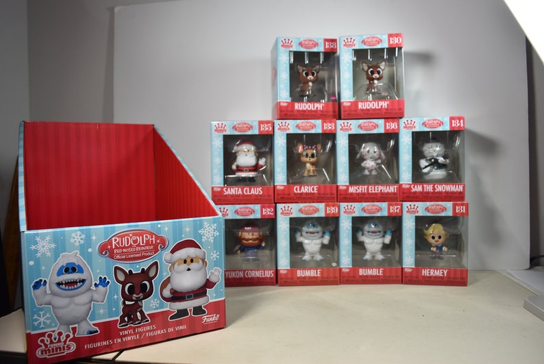 Funko Minis Rudolph the Red Nose Reindeer Vinyl Figurines Complete Set ...