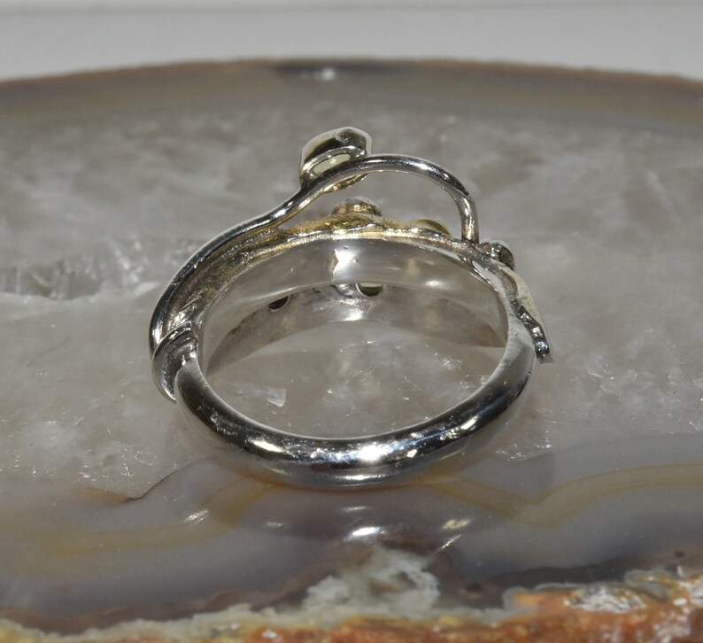 Vintage Whimsical Sterling Silver Artisan Ring Amethyst | Etsy