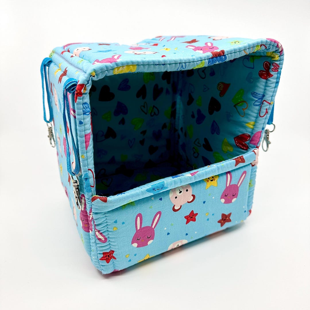 Hanging Cube Hammock for Sugar Gliders, Rodents, Small Animals || Small ...