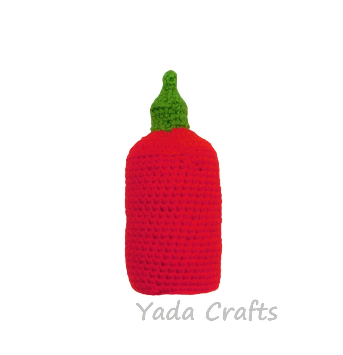 Crochet Chilli Hot Sauce | Amigurumi Chilli Sauce | Stuffed Plush ...