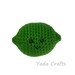 Crochet Lemon Toy Stuffed Plush Amigurumi | Stress Ball | Rattle ...