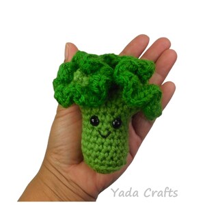 Crochet Broccoli | Stuffed Plush Amigurumi | Pretend Play Food | Rattle ...