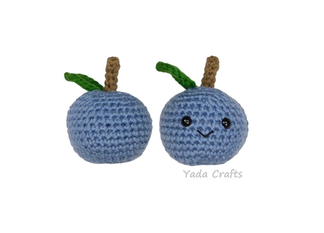 Crochet Plum Amigurumi Toy | Stuffed Plush Amigurumi | Pretend Play ...