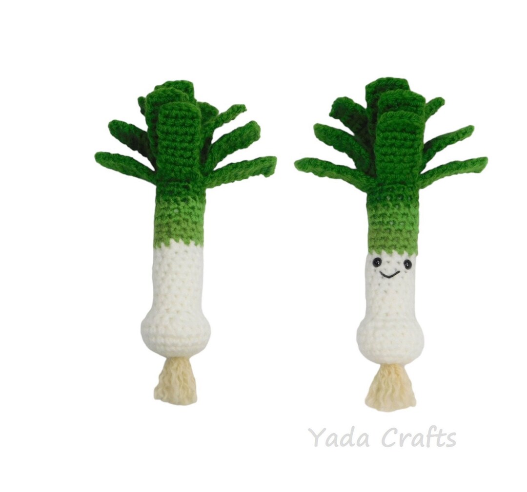 Crochet Leek Onion | Scallion | Lettucce | Spring Onion | Green Onion ...