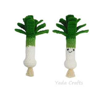 Crochet Leek Onion | Scallion | Lettucce | Spring Onion | Green Onion ...