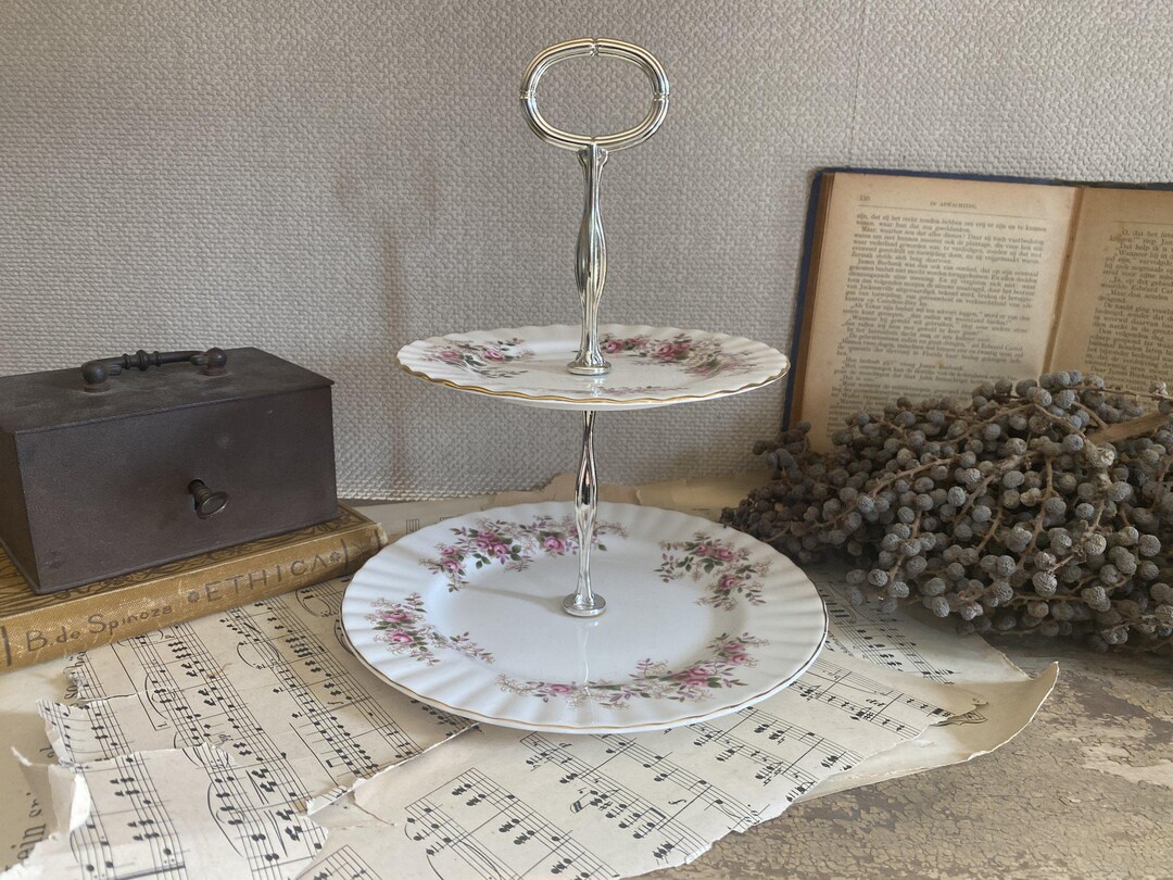 2 Tier Cake Stand - Royal Albert - Lavender Rose, Replacements - Etsy