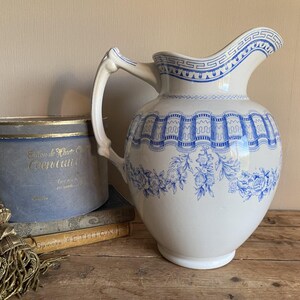 Antique Pitcher - Petrus Regout - Decor Diane, 1894 - 1912 - Etsy