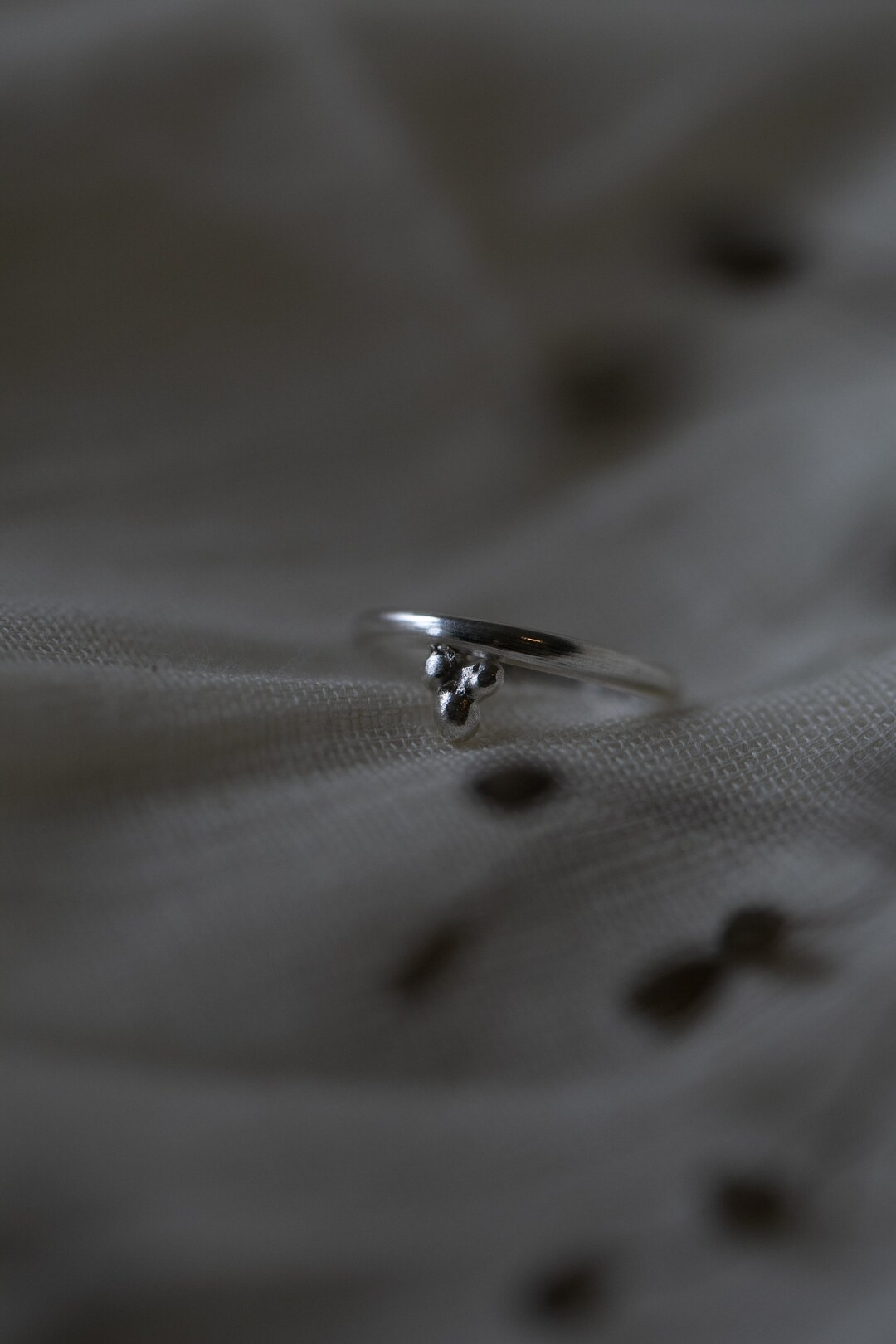 Trinity Stacking Ring ~ Maiden, Mother, Crone ~ 925 Recycled Silver Dot Trio Ring - Etsy