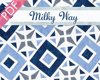 Blue Smoke Downloadable PDF Quilt Pattern by It's Sew Emma | Etsy