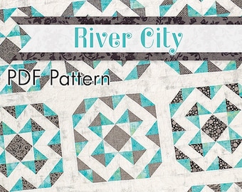 Tide Pool Downloadable PDF Quilt Pattern by It's Sew Emma | Etsy