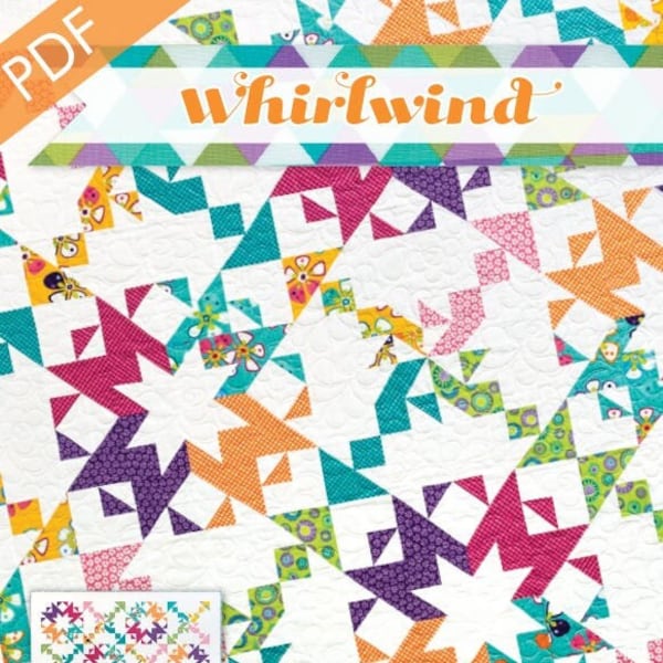 Whirlwind Quilt Pattern - Etsy