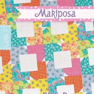 Mariposa Downloadable PDF Quilt Pattern by It's Sew Emma Little P - Etsy