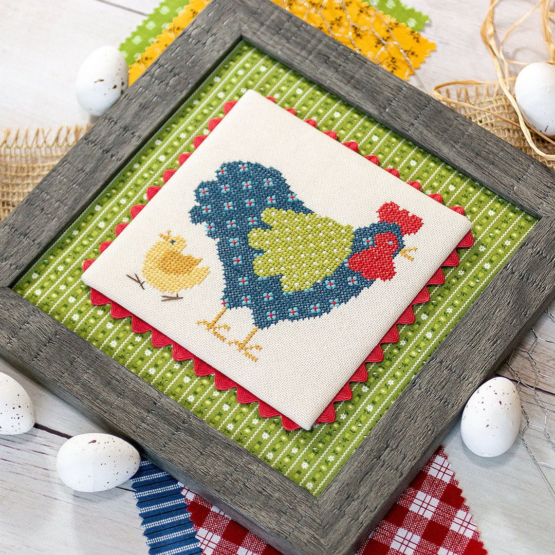 Myrtle Chicken Club #8 Downloadable PDF Cross Stitch Pattern by Lori ...