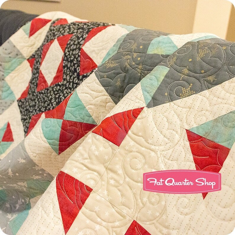 Cranberries and Mistletoe Downloadable PDF Quilt Pattern by - Etsy