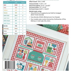 Vintage Housewife Cross Stitch Pattern by Lori Holt of Bee in My Bonnet ...