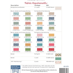 Millie's Dresses Downloadable PDF Quilt Pattern by Lori Holt of Bee in ...