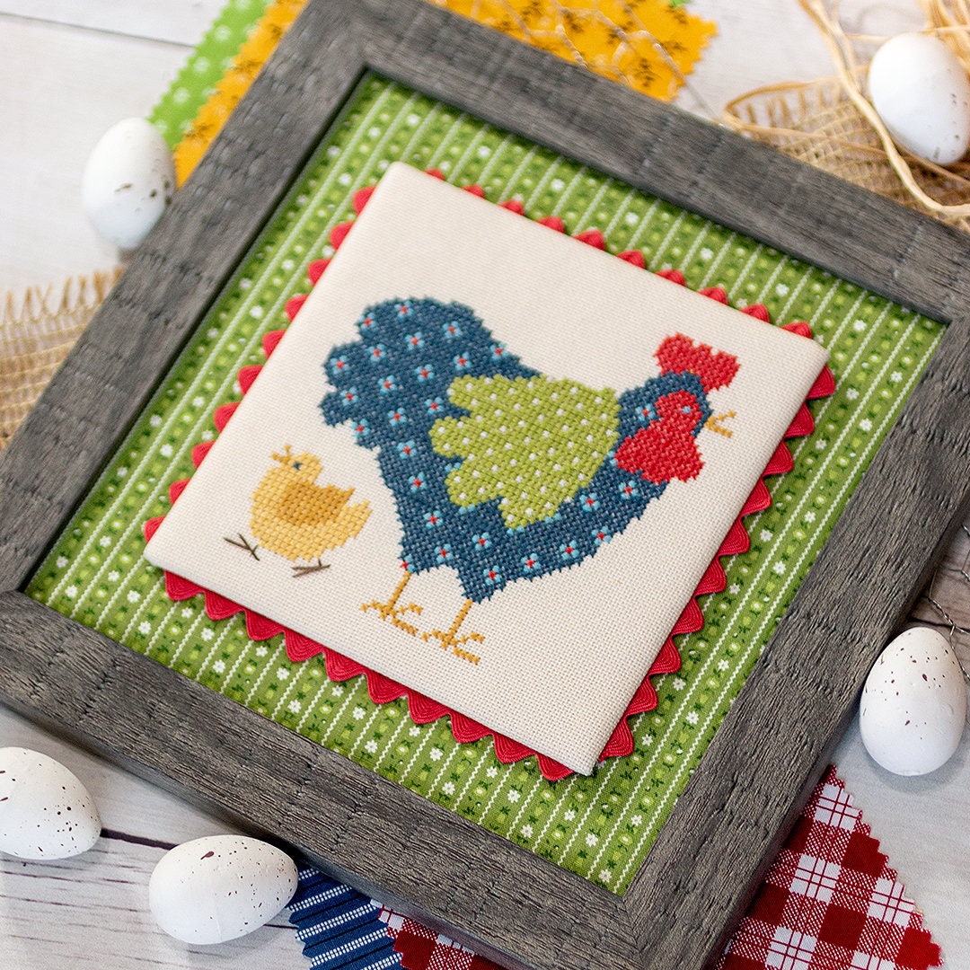 Myrtle Chicken Club #8 Downloadable PDF Cross Stitch Pattern by Lori ...