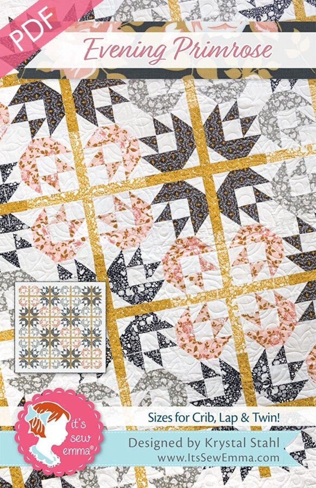 Evening Primrose Downloadable PDF Quilt Pattern - Etsy