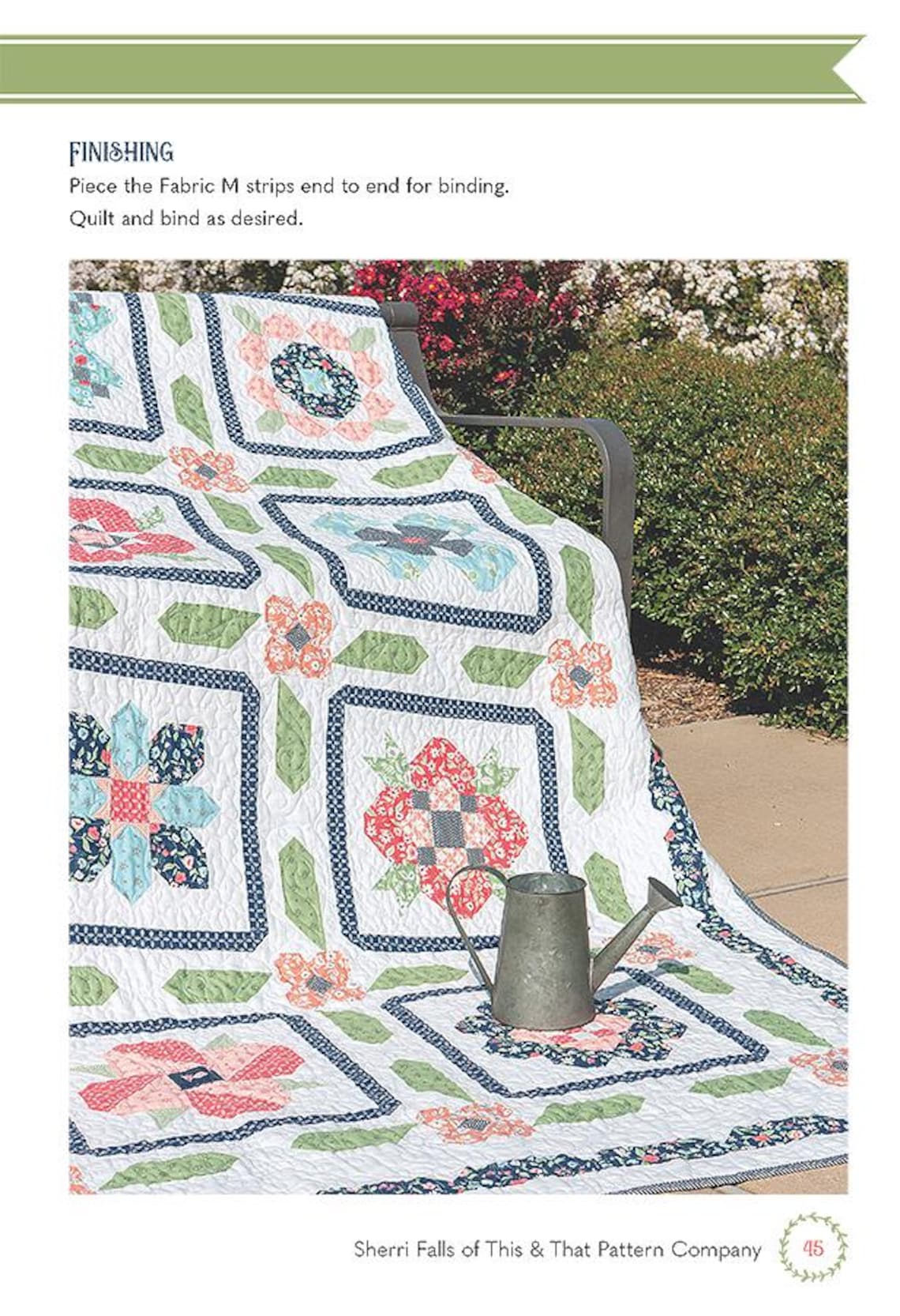 Garden Sampler Block of the Month Downloadable PDF Quilting Ebook by ...