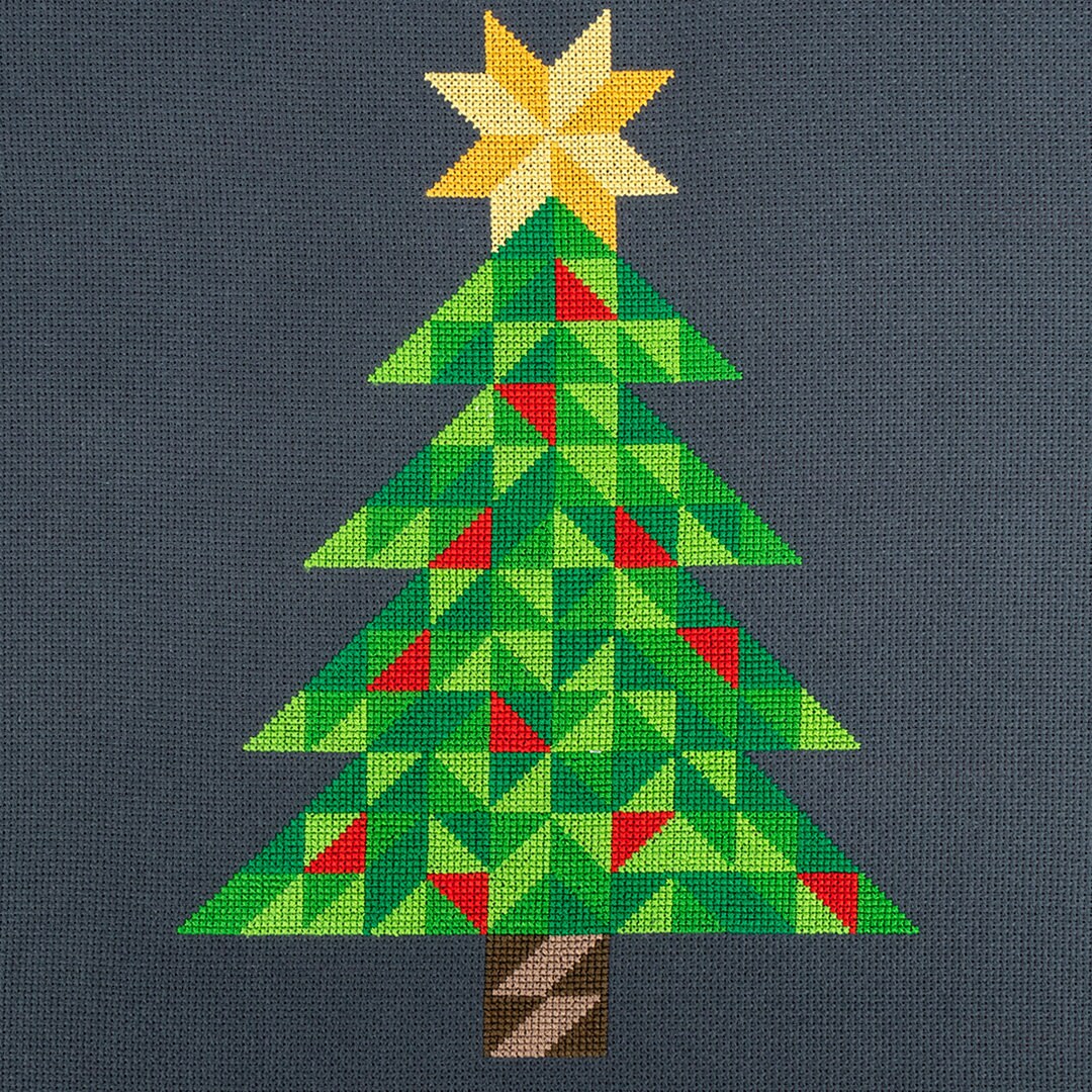 Evergreen Patchwork Seasons Downloadable PDF Cross Stitch Pattern by ...