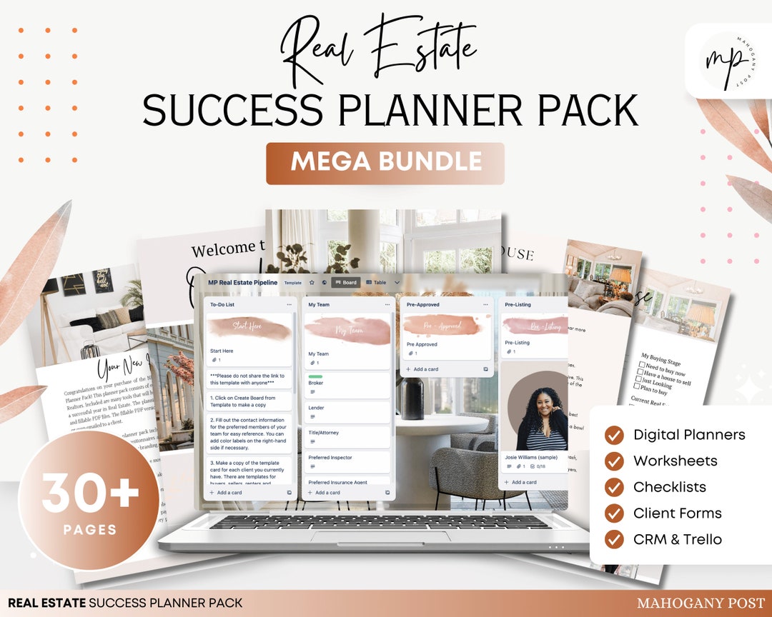 2024 Real Estate Workbook MEGABUNDLE - Undated Planners/worksheets ...