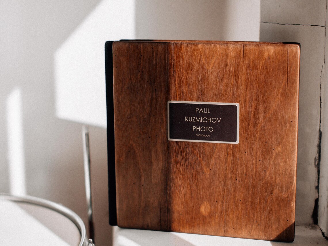 Travel Photo Book | Lay Flat Adventure Album | Wooden Cover ...
