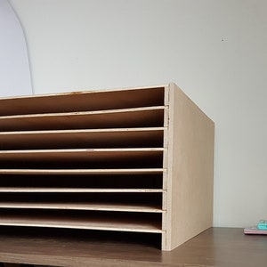 A3 42cm X 30cm Canvas Drawing Rack / Art Storage / Box / Compact Sturdy ...