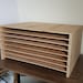 A3 42cm X 30cm Canvas Drawing Rack / Art Storage / Box / Compact Sturdy ...