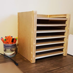 Custom Size Canvas Rack / Art Storage / Box / Compact Sturdy Wooden ...
