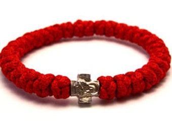 Handmade Orthodox Black Prayer Rope Bracelet 33 Knots | Etsy