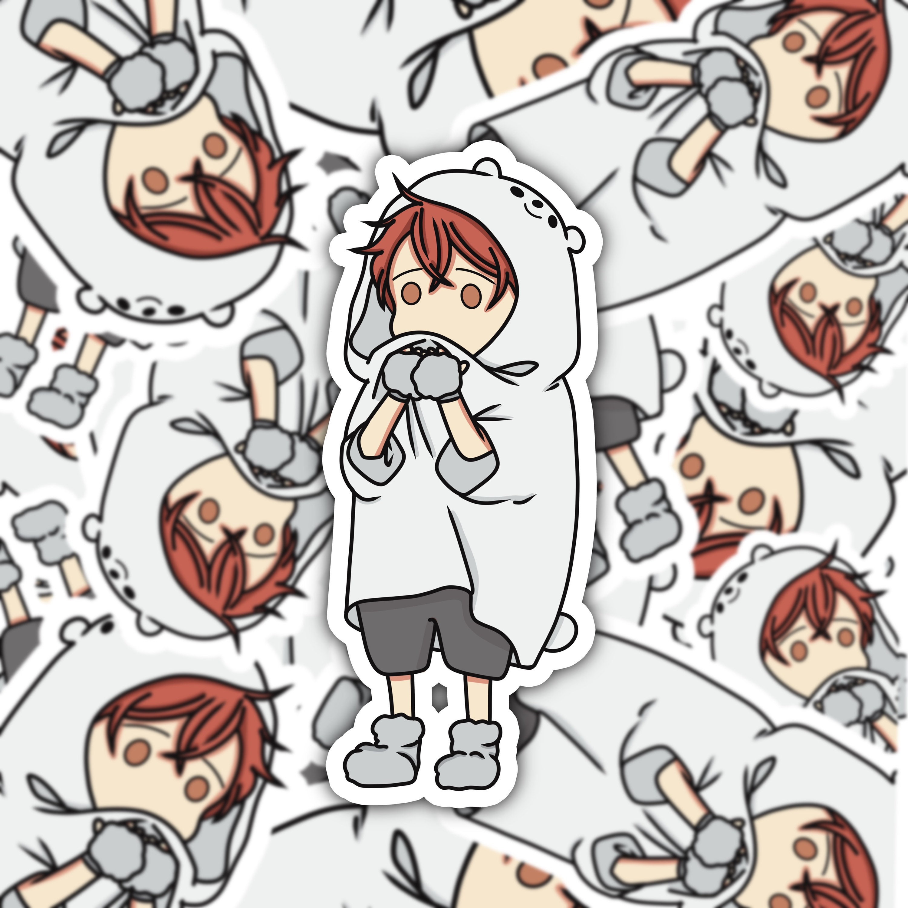 Cute Given Mafuyu Sato 3v3 Vinyl Sticker | Etsy