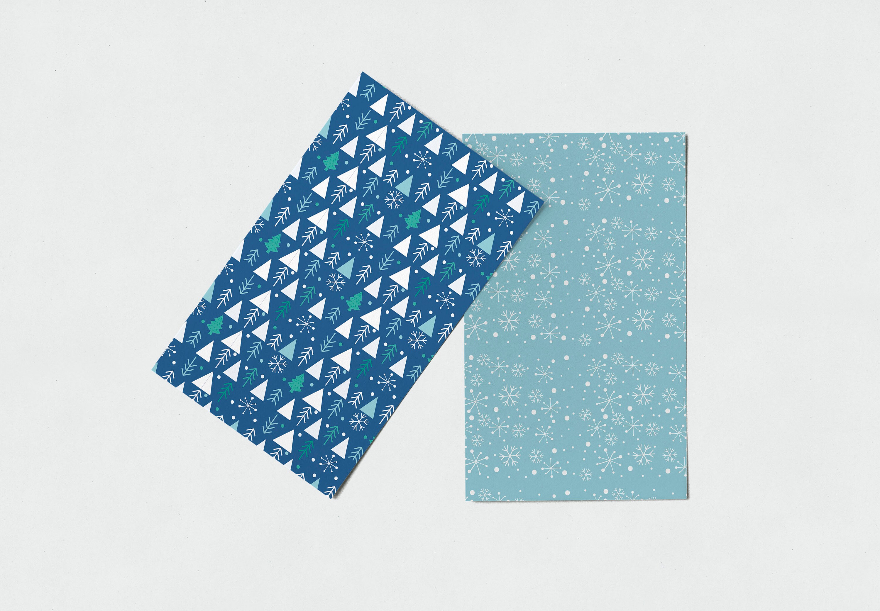 Winter Digital Paper Winter Wrapping Paper Xmas Pattern - Etsy