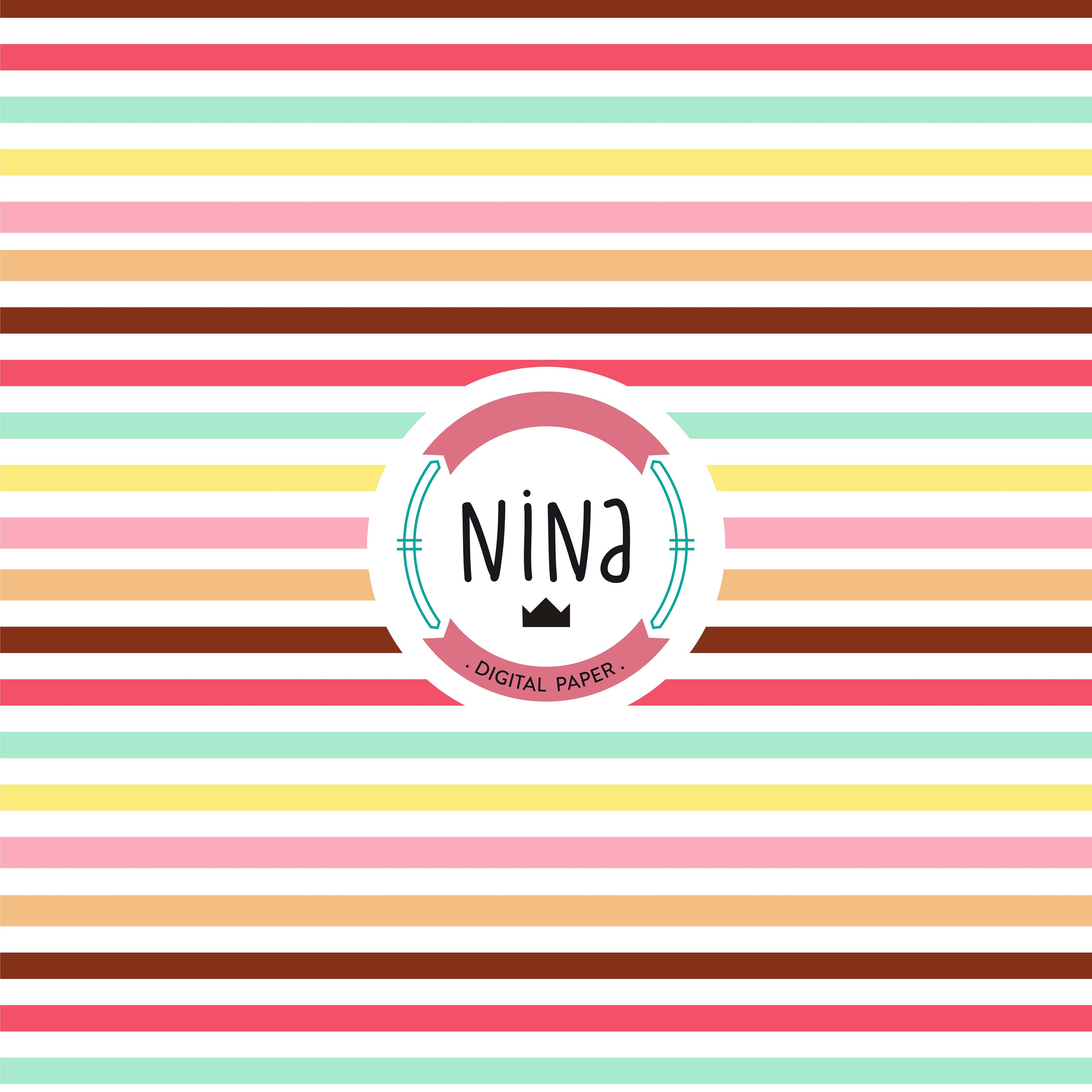 Rainbow Digital Paper Ice Cream Wrapping Paper Ice Cream - Etsy