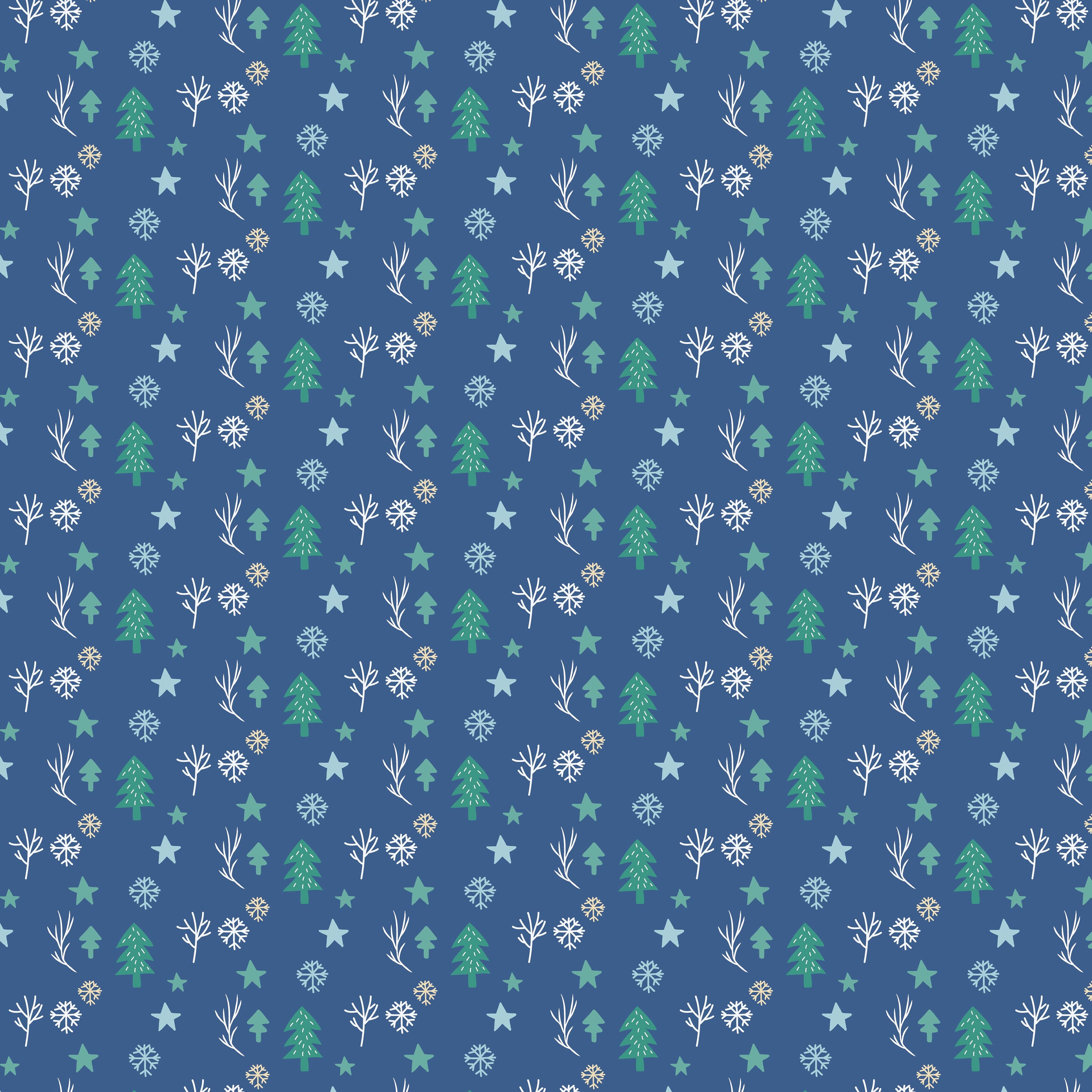 Winter Digital Paper Winter Wrapping Paper Xmas Pattern - Etsy