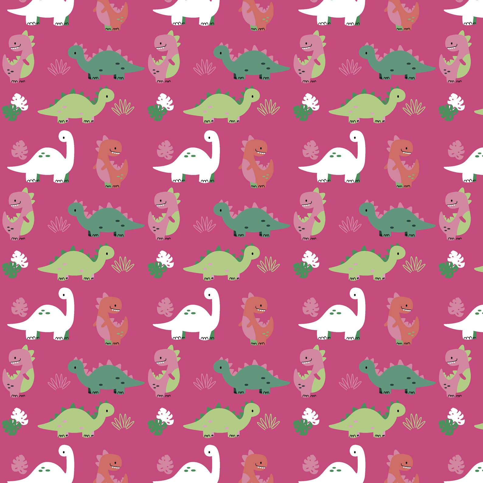 Dina Digital Paper Girl Dino Wrapping Paper Dinosaur - Etsy