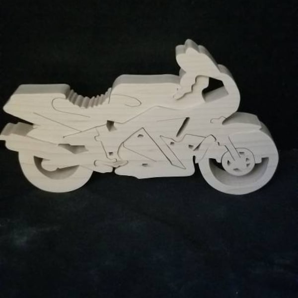 Motorcycle Puzzle - Etsy
