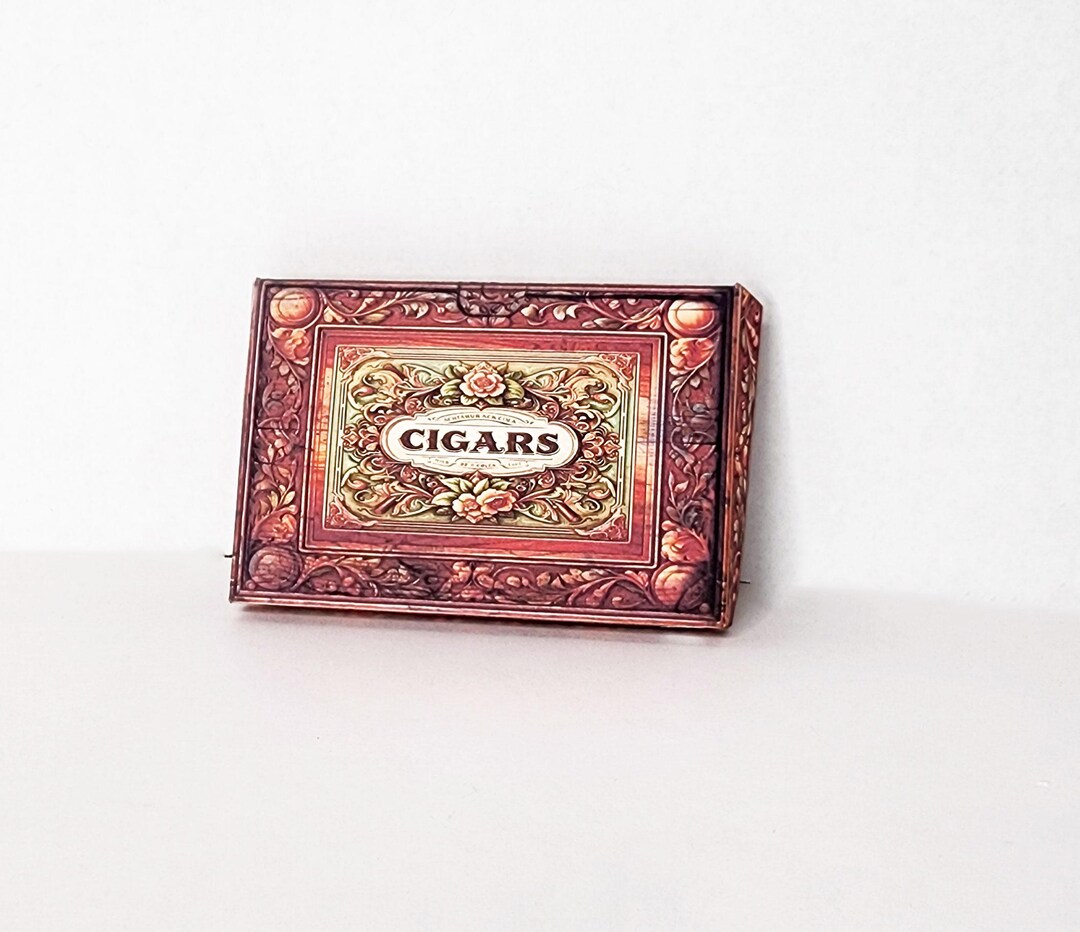 Grandpa's Treasure Box Handmade Paper Journal Cigar Box - Keepsake ...