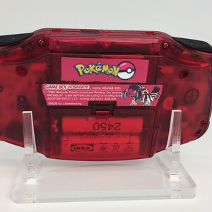 Gameboy Advance GBA Pokemon Groudon Themed Backlight V3 Laminated ...
