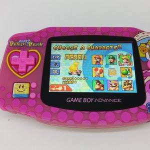 Gameboy Advance GBA Princess Peach Themed Backlight IPS V2 - Etsy UK