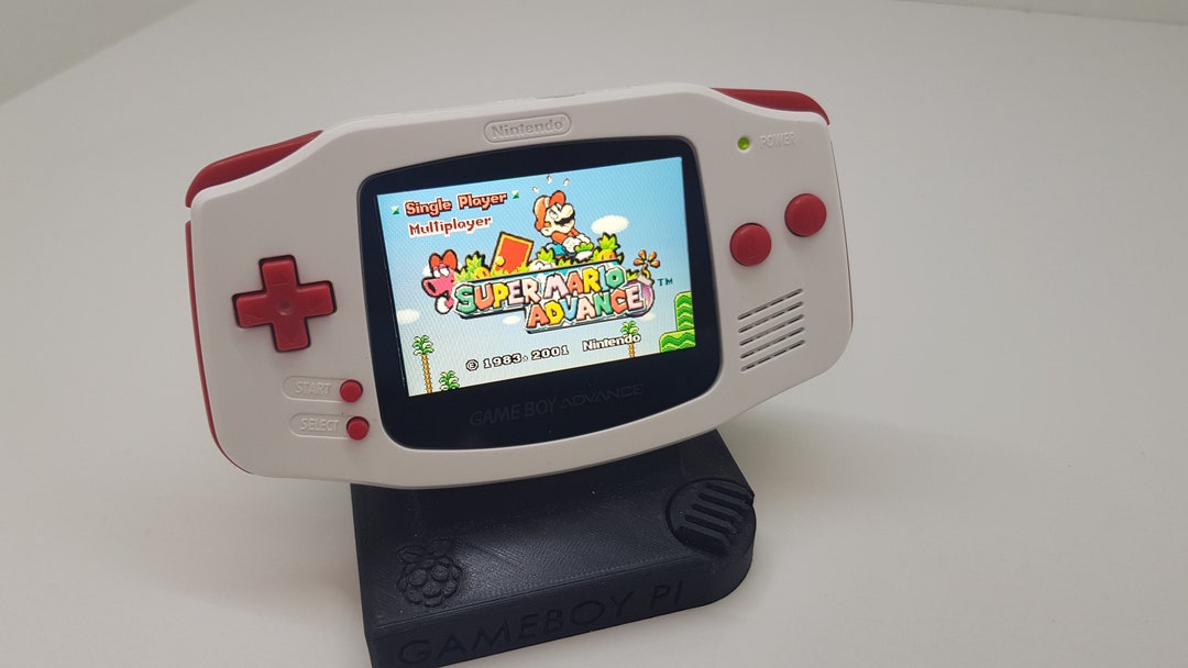 Gameboy Advance GBA White / Red Backlight IPS V2 - Etsy