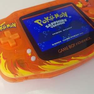 Gameboy Advance GBA Pokemon Charmander Themed Backlight IPS V2 - Etsy