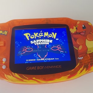 Gameboy Advance GBA Pokemon Charmander Themed Backlight IPS V2 - Etsy