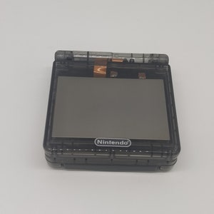 Gameboy Advance SP Backlight IPS V5 720x480 Mirror Clear Black New ...