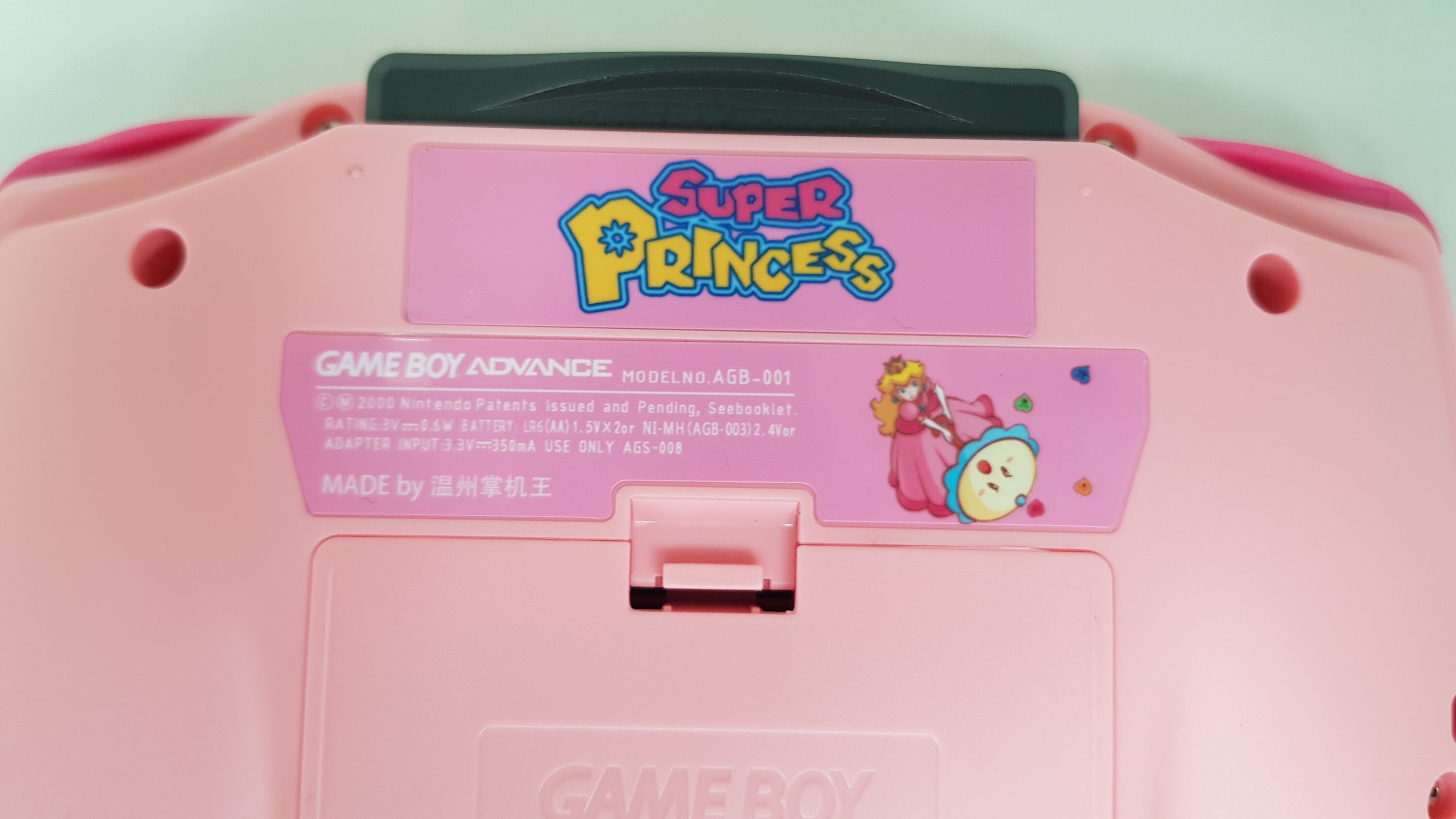 Gameboy Advance GBA Princess Peach themed Backlight IPS V2 | Etsy